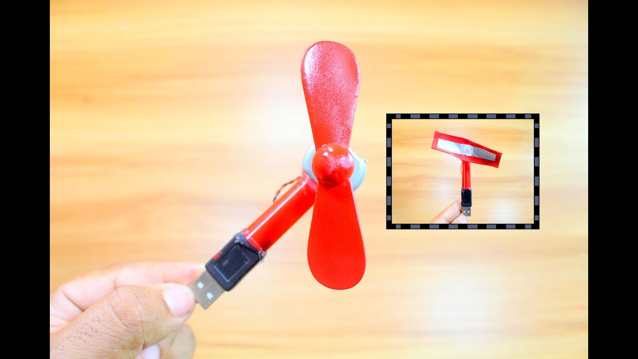 How to Make a powerful Usb Fan - Very Simple - YouTube