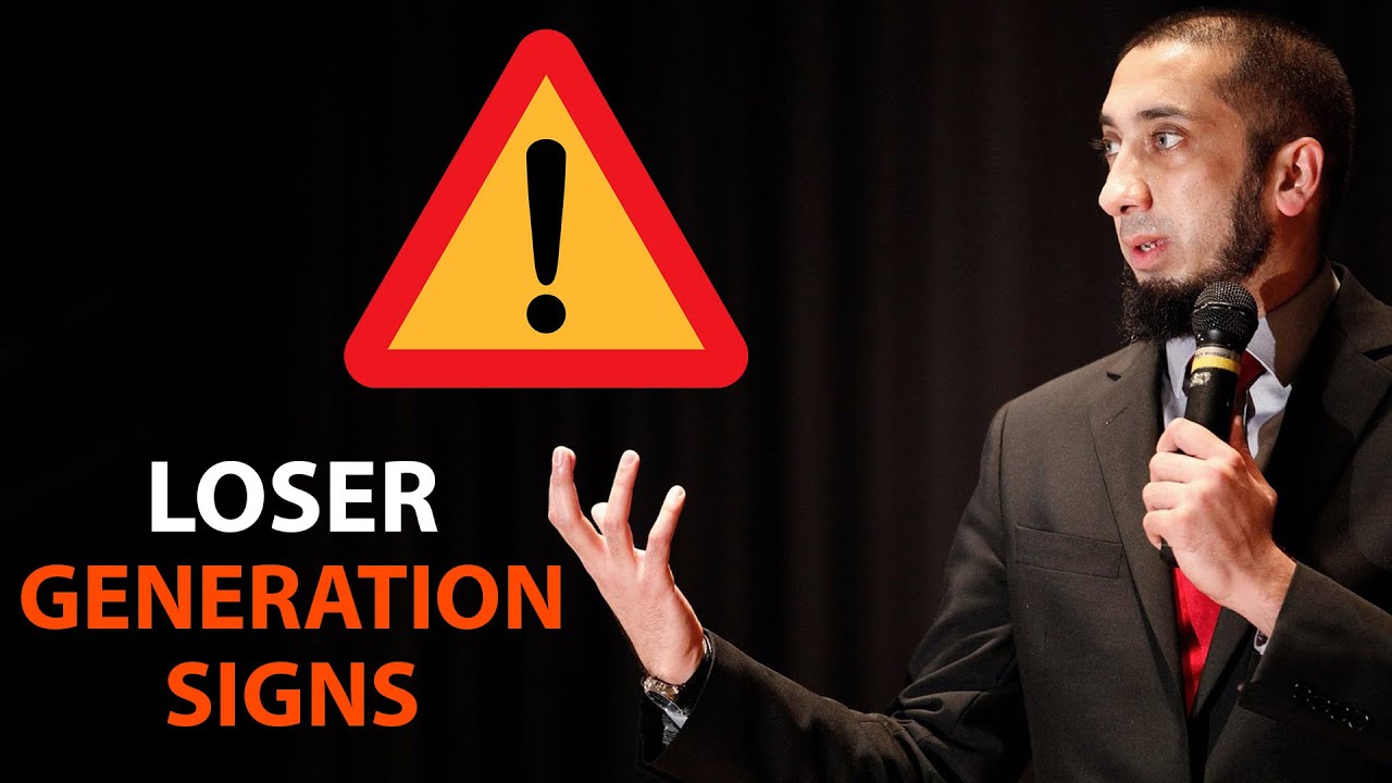 Signs Of A Loser Generation - Noman Ali Khan | With Big Subtitle - YouTube