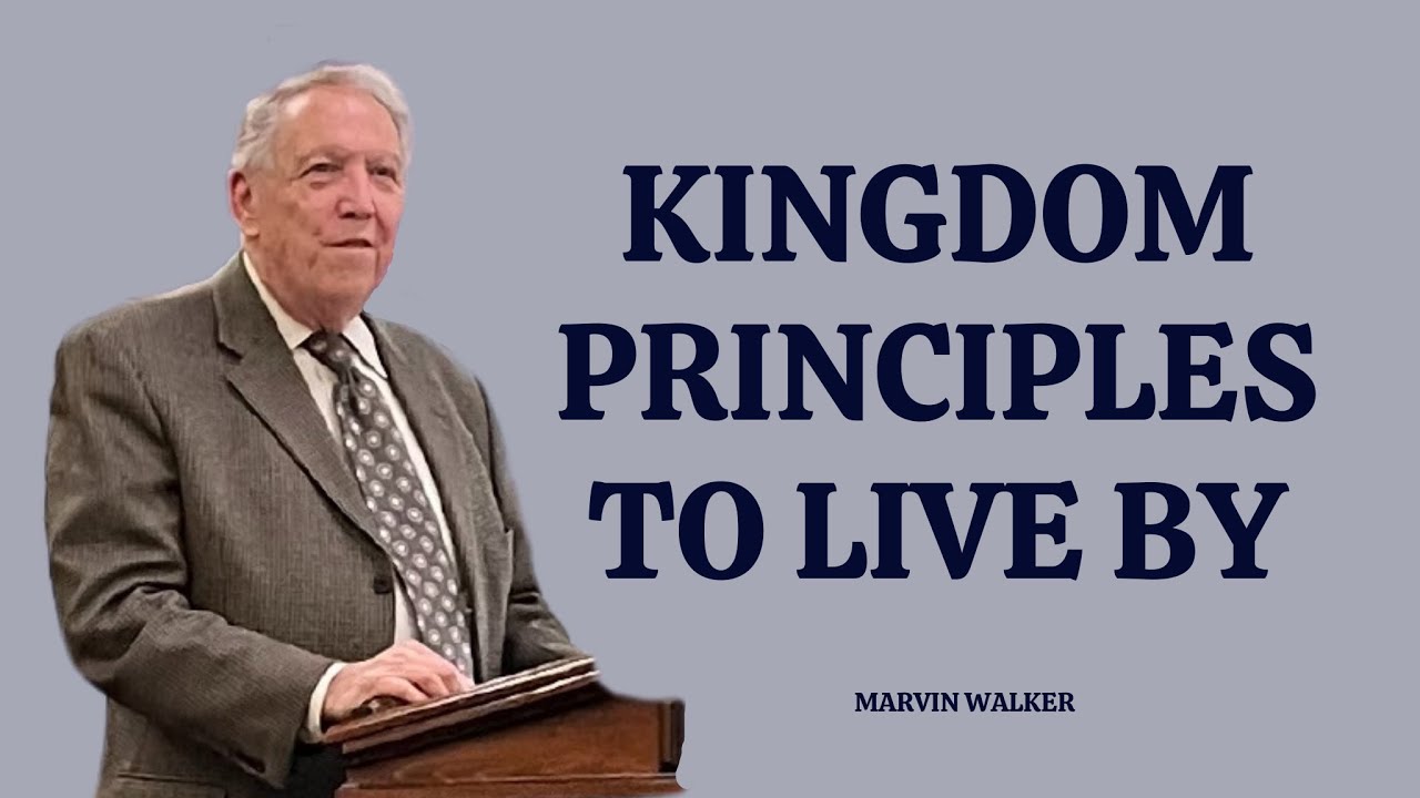 Marvin Walker - Kingdom Principles To Live By - YouTube