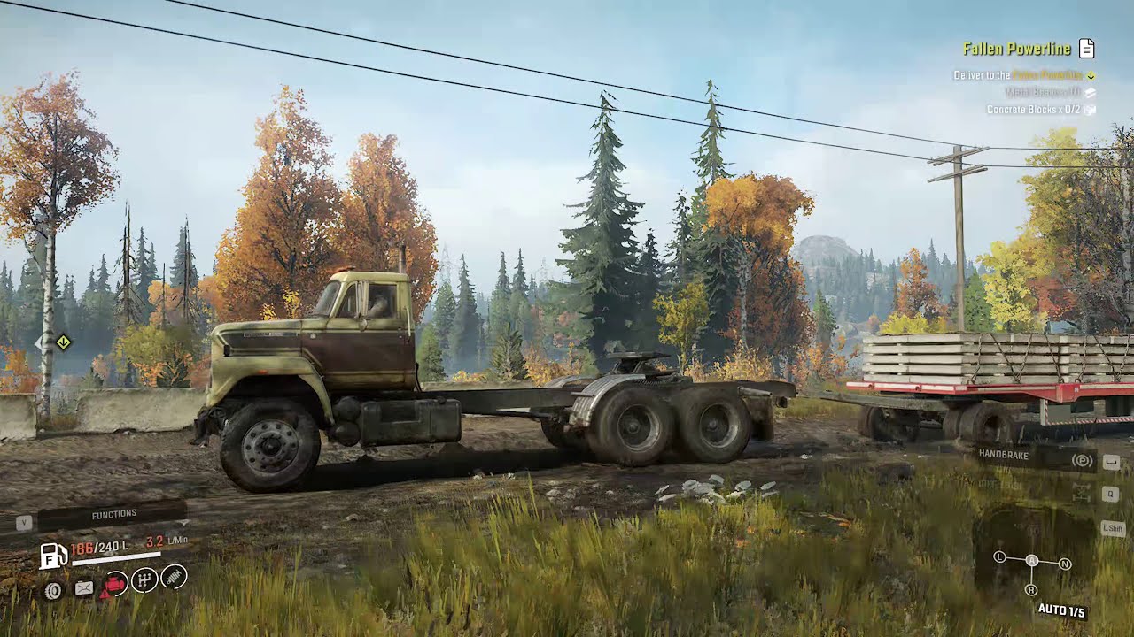 Fallen powerline - YouTube