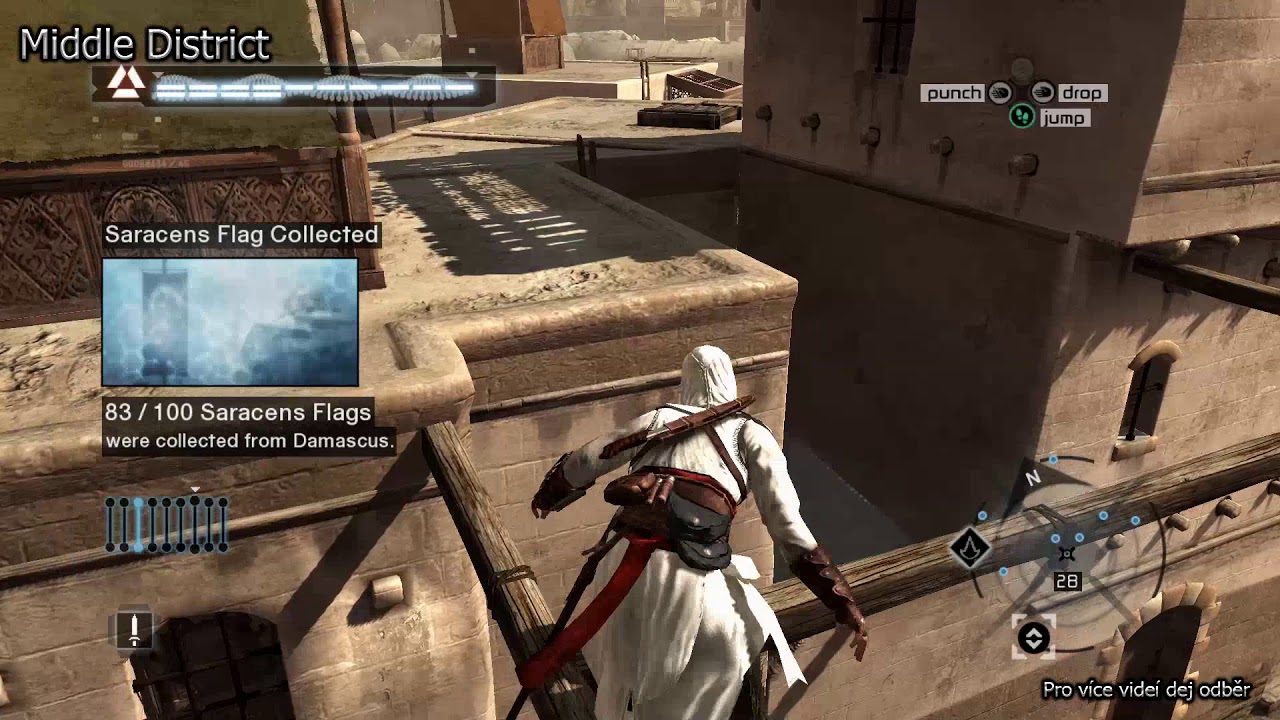 Assassin´s Creed 1 - 100/100 Saracens Flags run in Damascus ( Middle ...