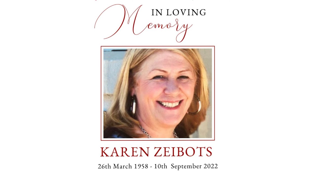 Funeral of Karen Zeibots | 20th September 2022 - YouTube