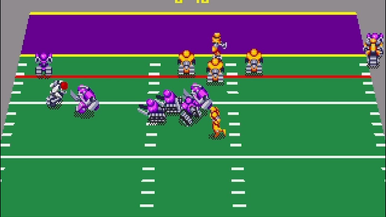 Cyber Bowl Playoff Game: Chicago vs. Miami | Cyberball (Sega Genesis ...
