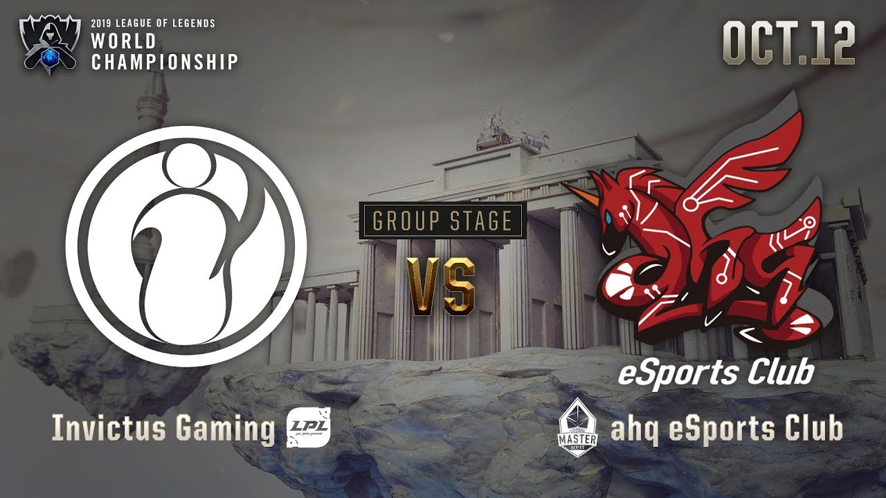 IG vs AHQ | GROUP STAGE Day 1 H/L 10.12 | 2019 Worlds Championship - YouTube