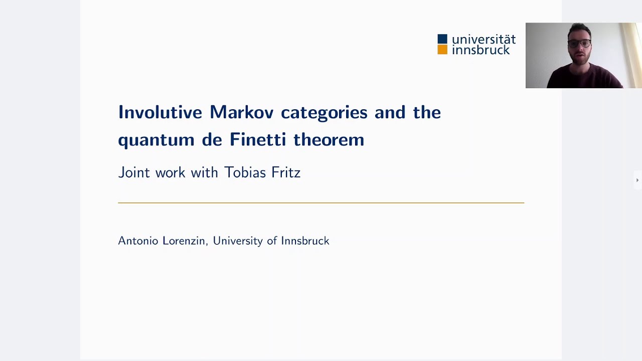 Involutive Markov categories and the quantum de Finetti theorem ...