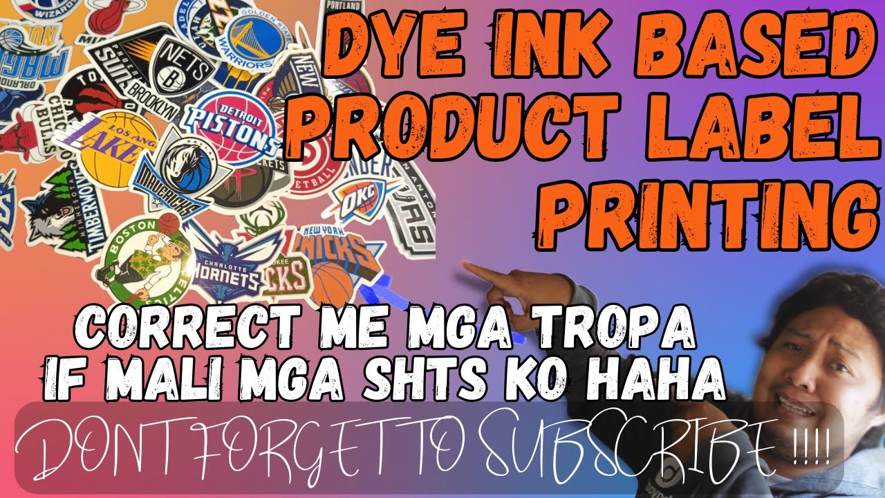 PRODUCT LABEL PRINTING STICKERS USING DYE INK QUICK TIPS | PRINTING ...