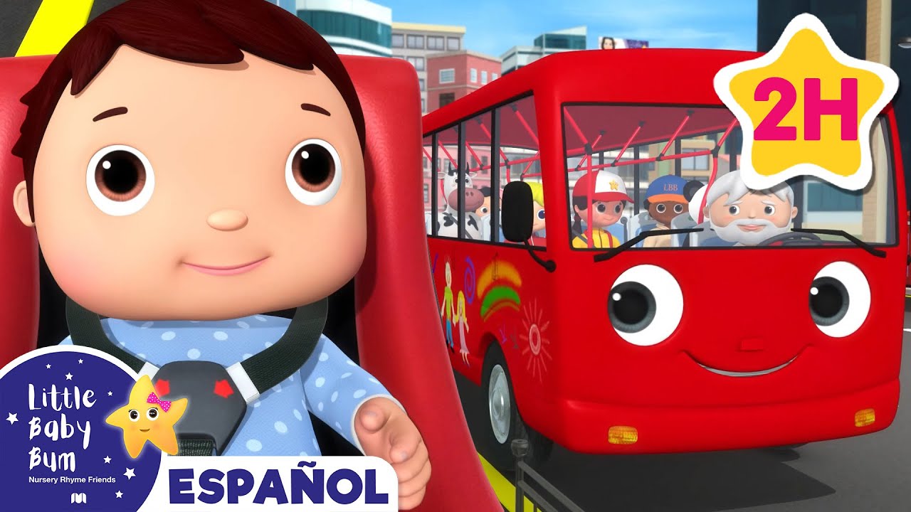 El bebe viaja en autobus |🚌 Caricaturas de autobuses 🚌| Canciones ...