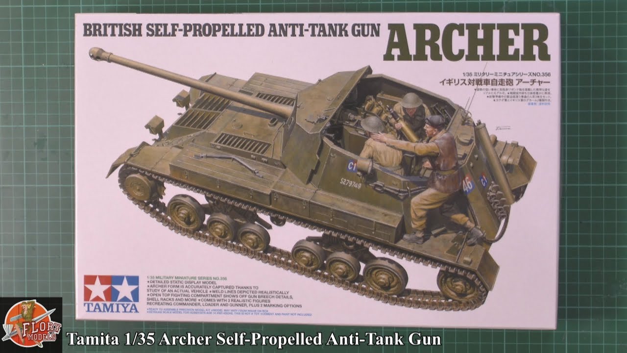 Tamiya 1/35 Archer Self propelled anti tank gun review - YouTube