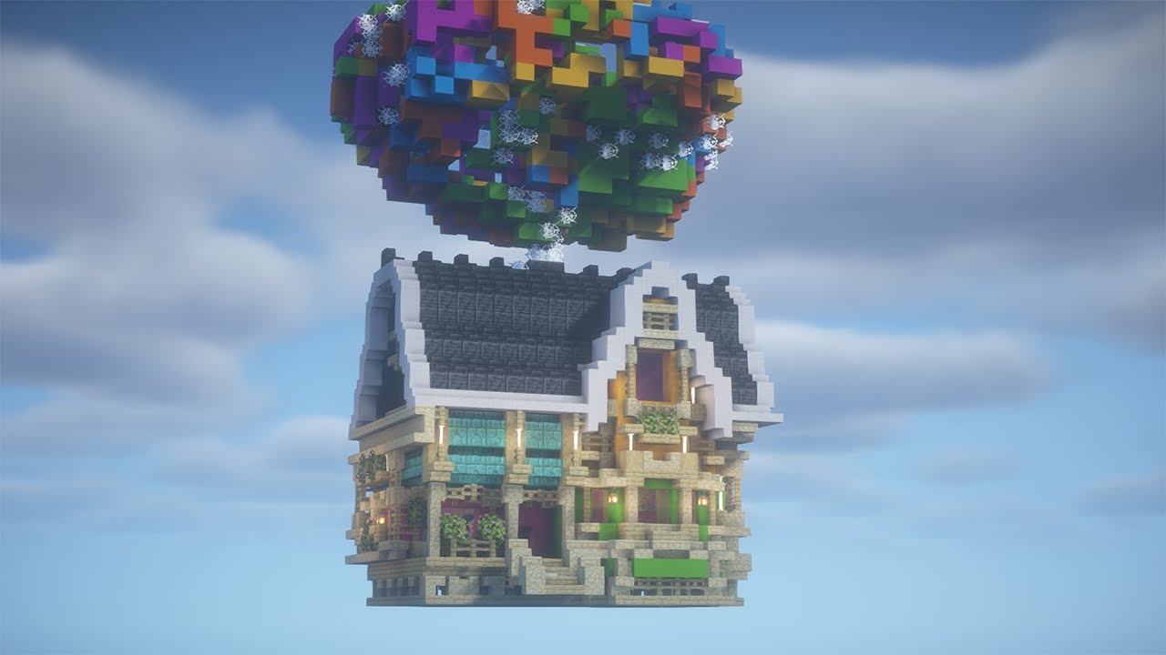 Up House - Minecraft Chill Asmr😴 - YouTube