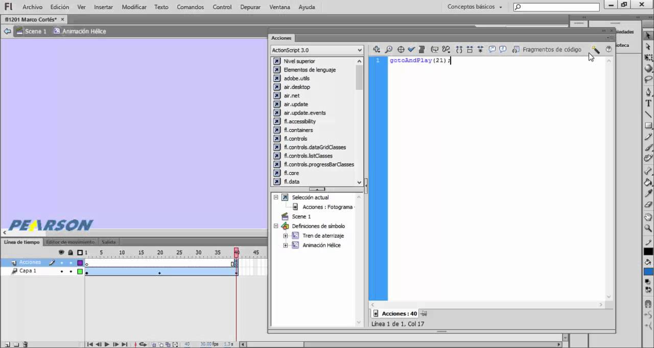 Práctica #12 - Adobe Flash CS6 - YouTube