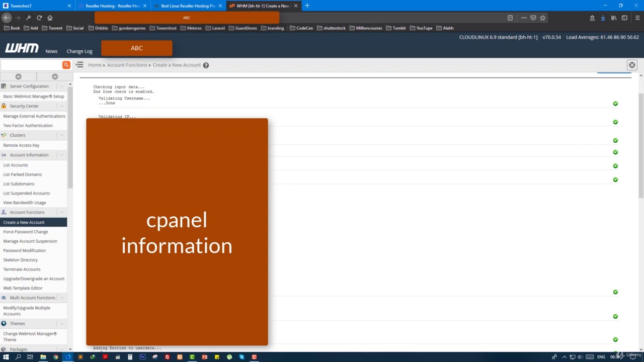 Cpanel Information - How To Start And Run a Web Hosting Business ...