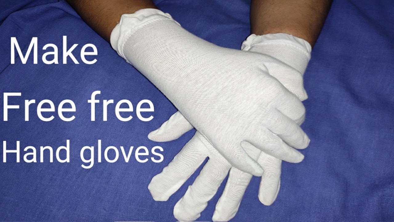 How to make gloves to prevent corona virus || how to make reusable hand ...