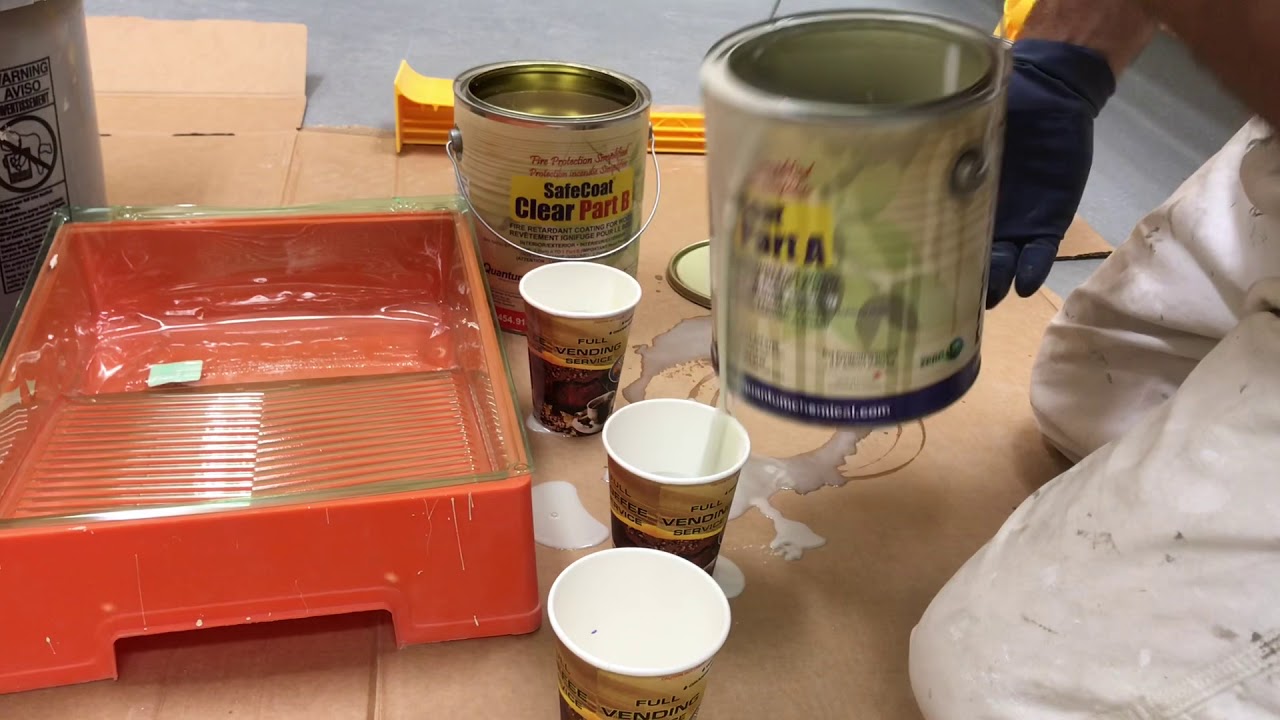 Safecoat Clear (fire proof ” epoxy”)by QC for finished wood ...