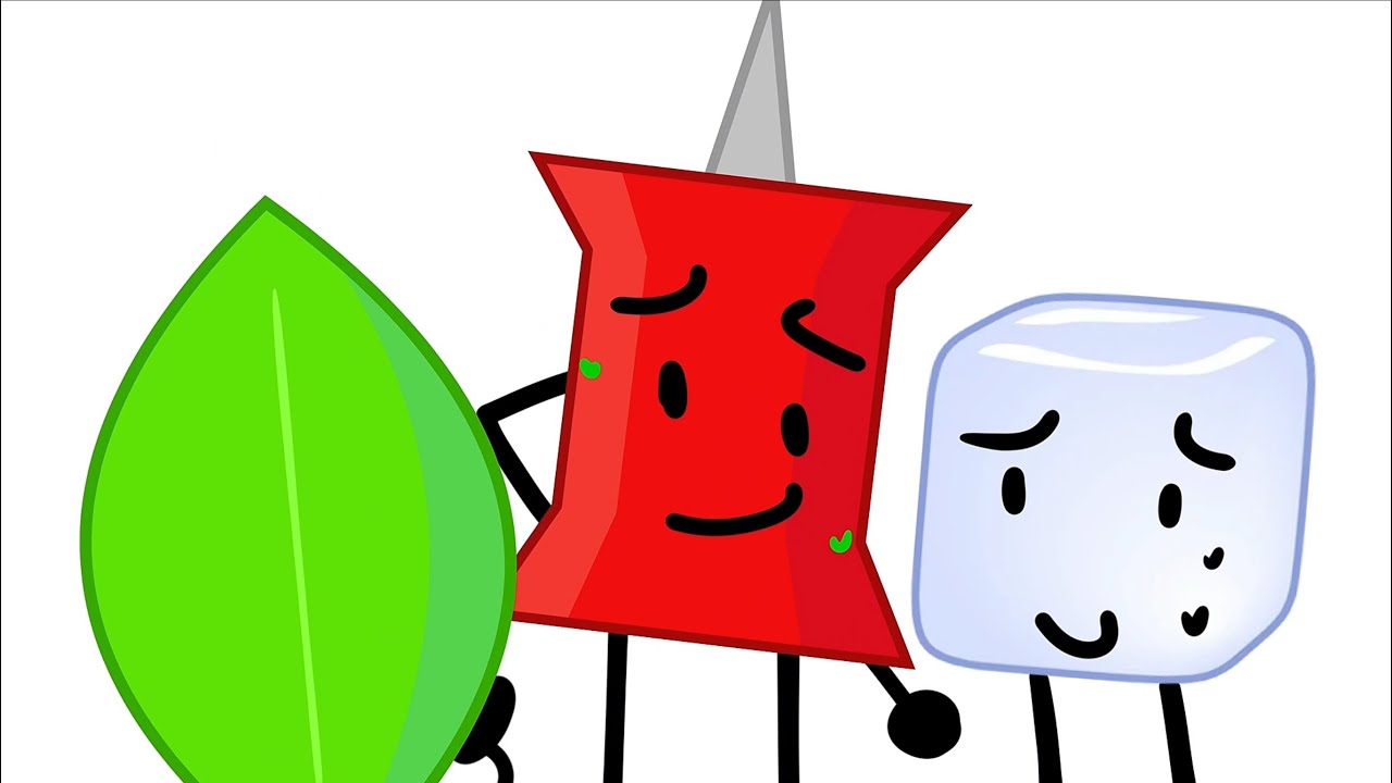 Pin tries giving Leafy Makeup || BFDI\BFB\BFDIA\TPOT - YouTube