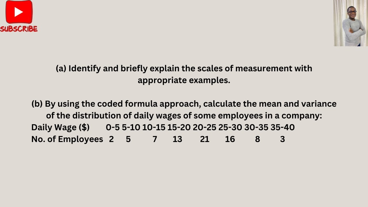 FEM 2: Scales of Measurement and Coded Formula Approach for Mean ...