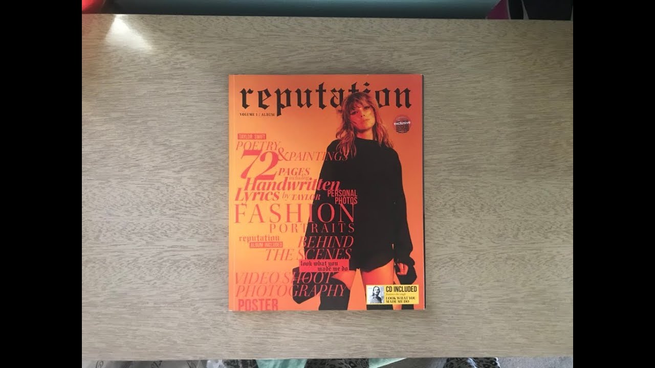 Taylor Swift - reputation Vol. 1 Magazine Unboxing - Target Exclusive ...