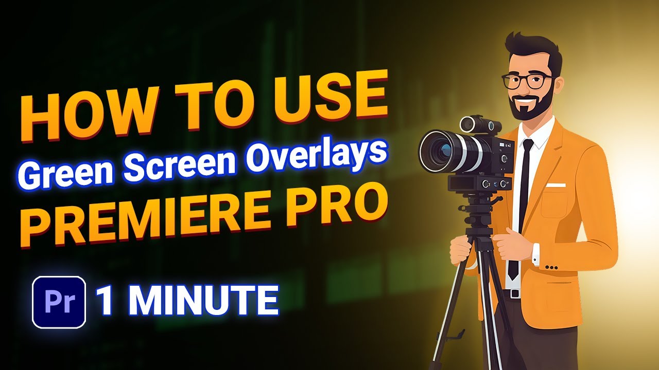How to use Green Screen Overlays in Premiere Pro - YouTube