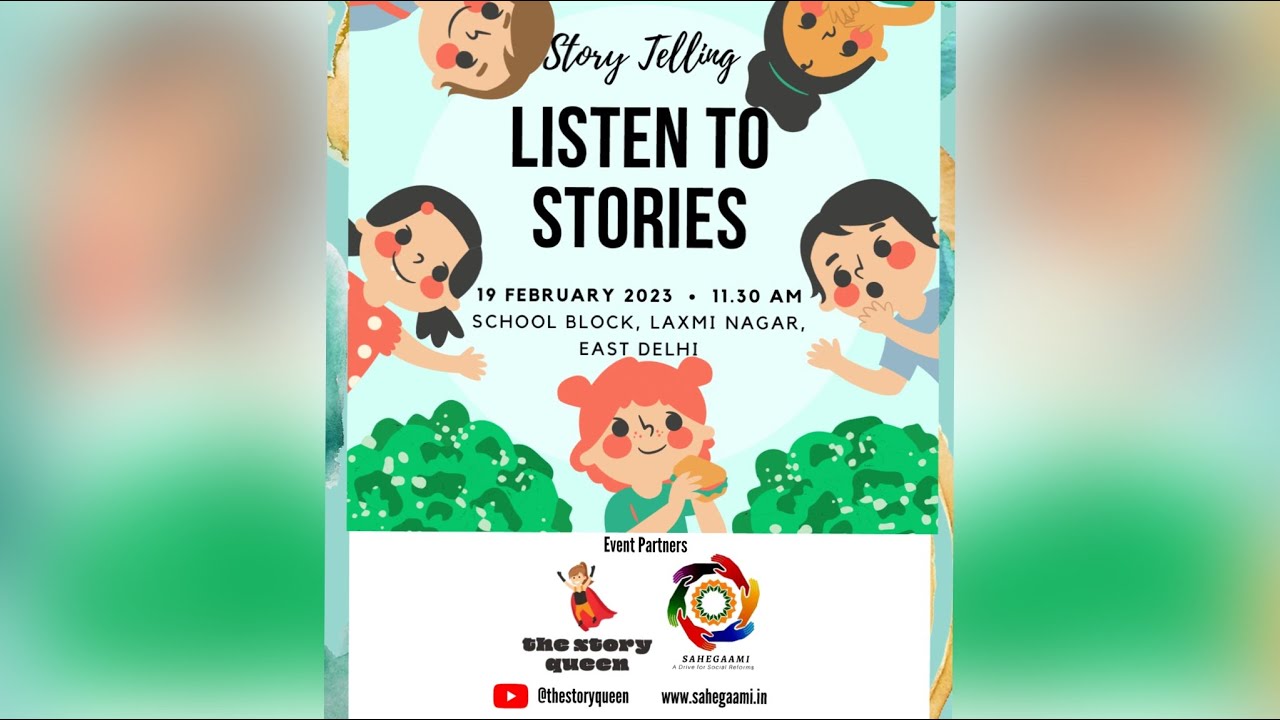 Our first #youtubelive Storytelling:Listen to Stories #live #livestream ...