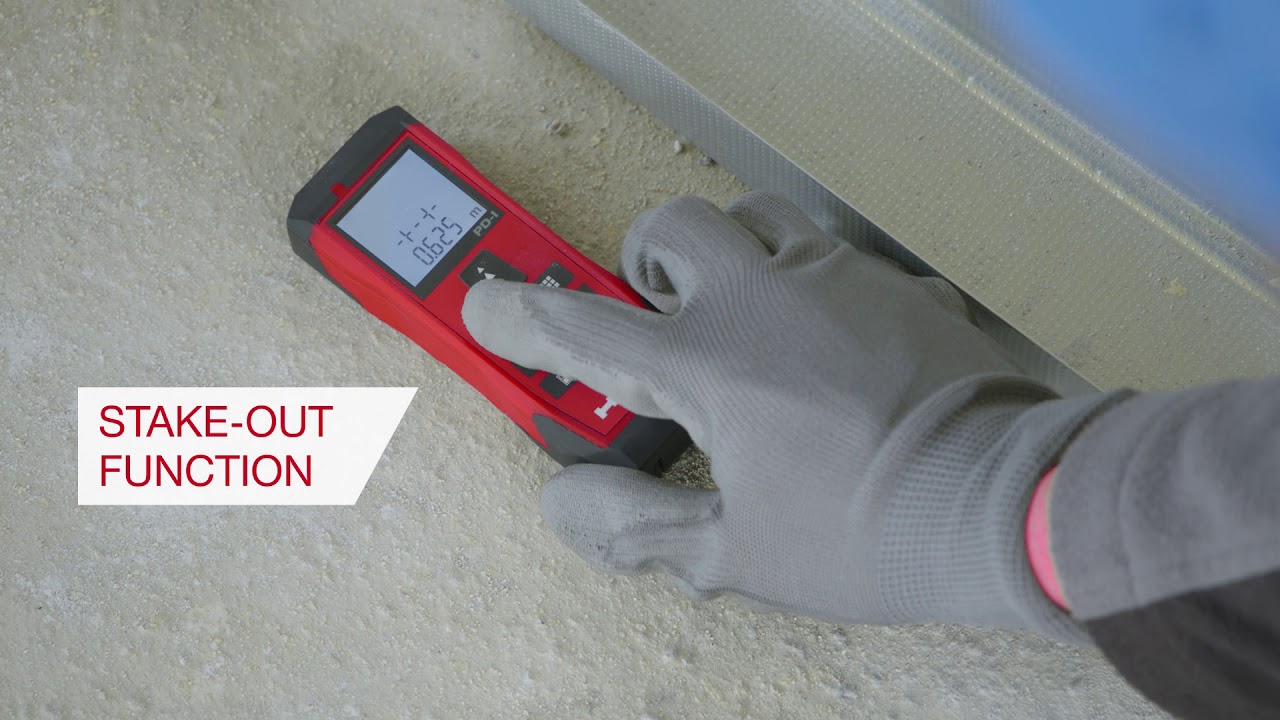 Introducing The Hilti laser range meter PD-I - YouTube
