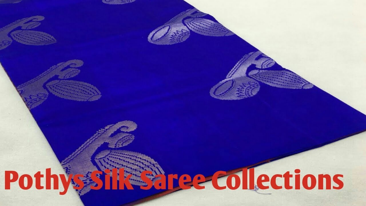 Pothys Silk Saree Collections/ Pothys Adi sale - YouTube
