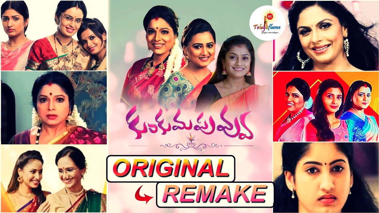 Kumkuma Puvvu Telugu TV Serial Remake Versions | Original & Remake ...
