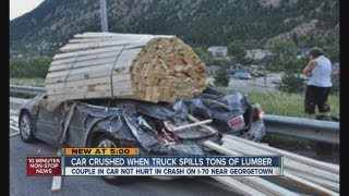 Overloaded Car Lumber