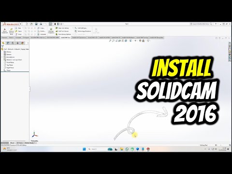 Install SolidCAM 2016 - YouTube