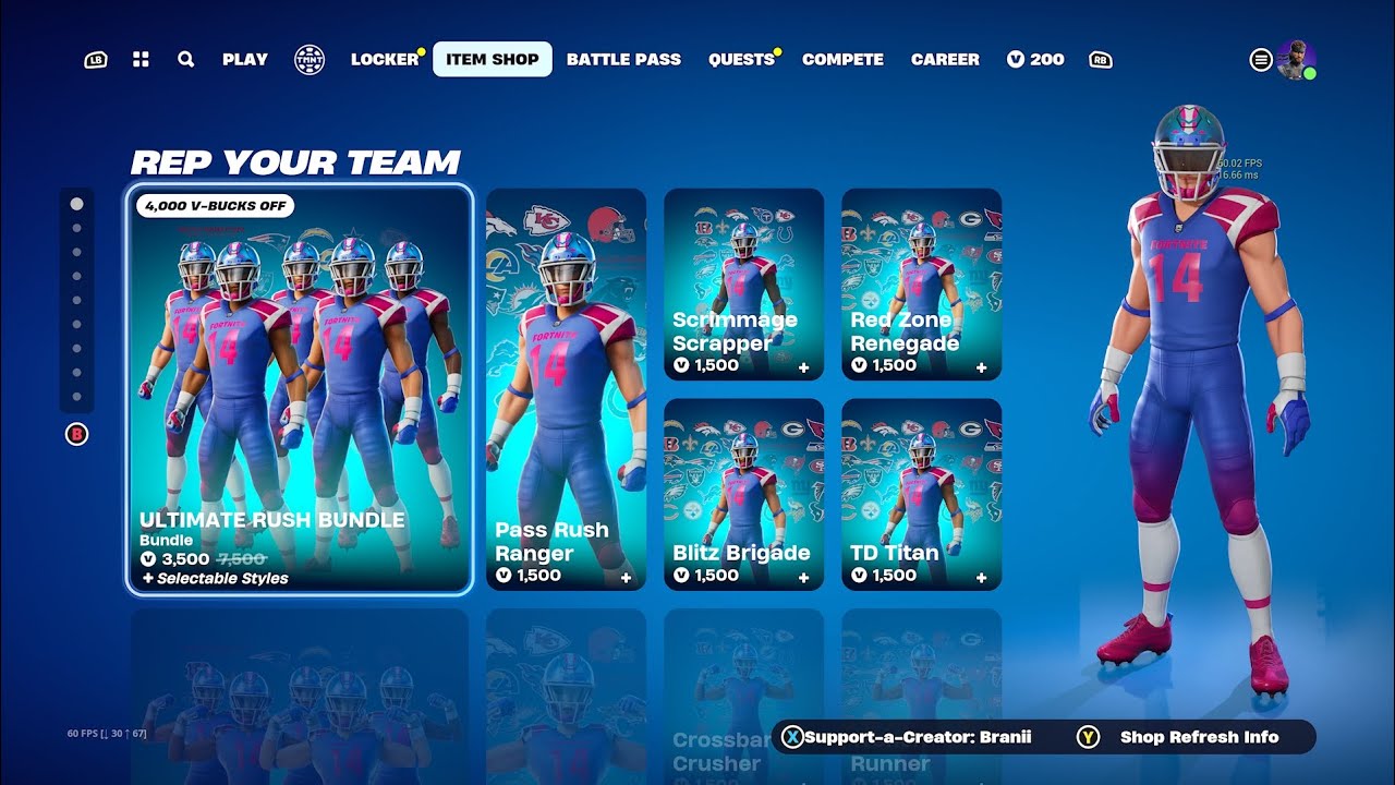 Ultimate rush bundle back in item shop - YouTube