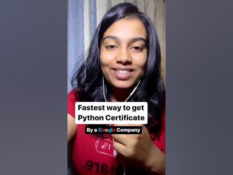 get python certificate from Google #pythoncertification #pythonprogramming #pythonprojects - YouTube