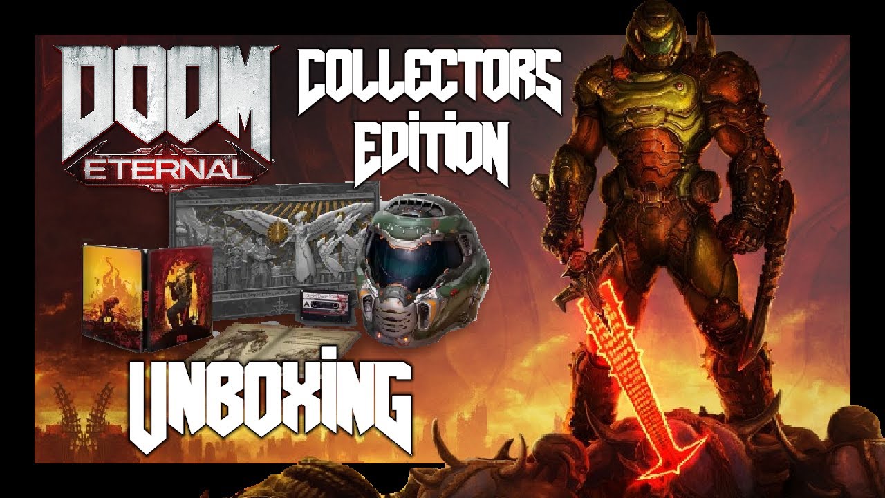 Doom Eternal Collectors Edition Unboxing - YouTube
