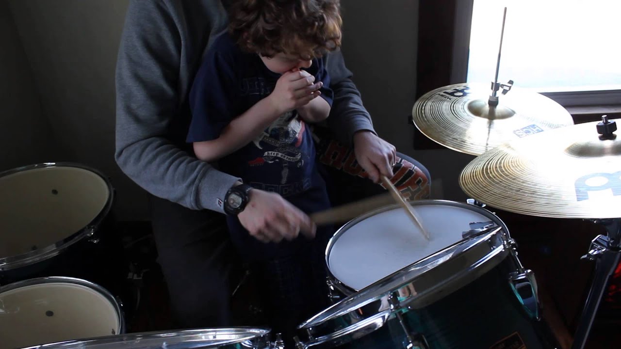 Noah Playing Drums - YouTube