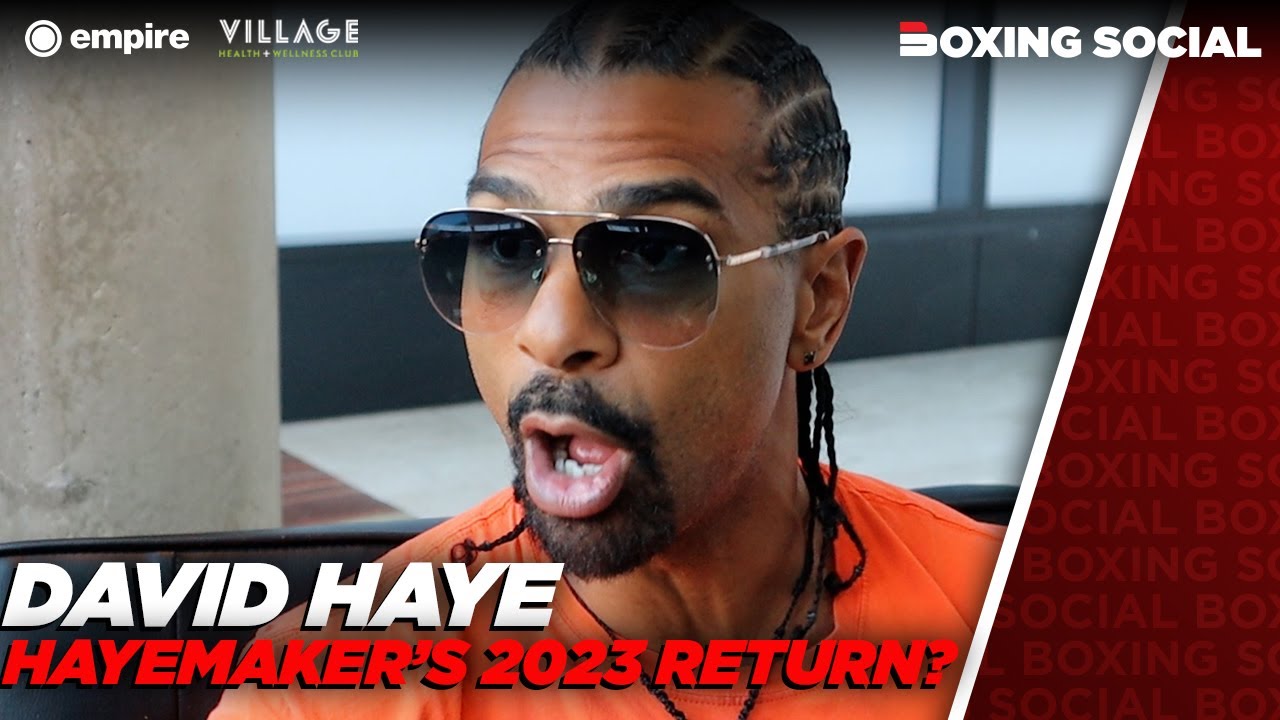 “HAYEMAKER RETURN IN 2023” - David Haye's SHOCKING Announcement That ...