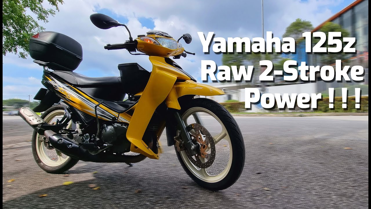Yamaha 125z 2-stroke raw engine sound!! (4K) - YouTube