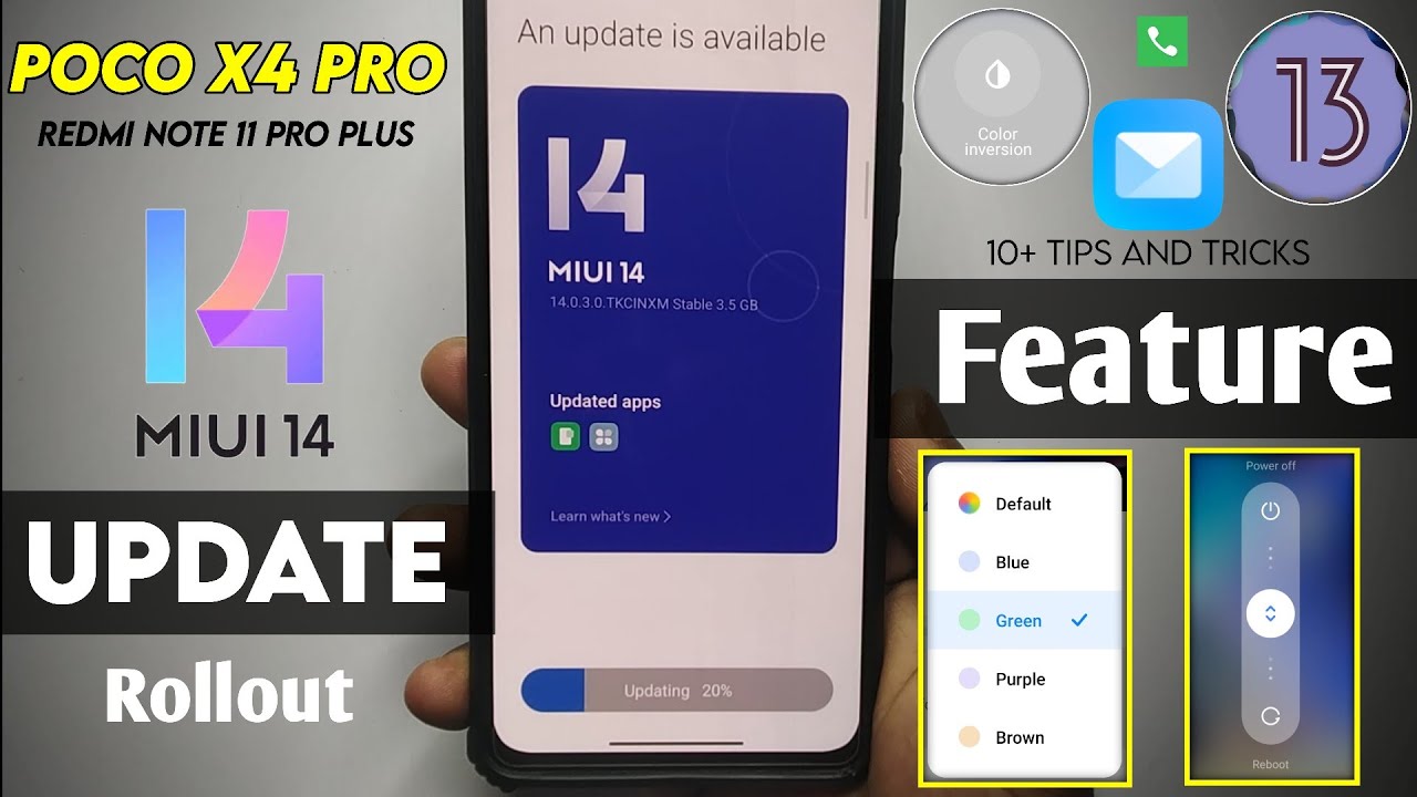 Poco X4 Pro 5G MIUI 14.0.3.0 Update | Poco X4 Pro 5G MIUI 14 Android 13 ...