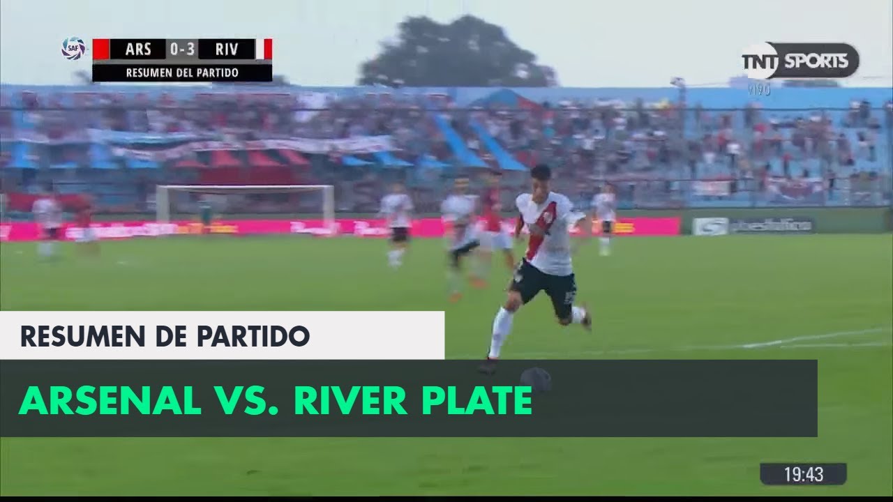 Resumen de Arsenal vs River Plate (0-3) | Fecha 24 - Superliga ...