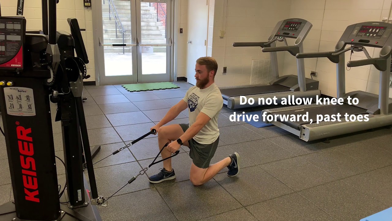 Keiser split squat - YouTube