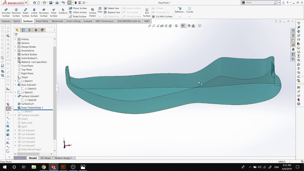 Solidworks Shoe fast modeling (Arabic). - YouTube