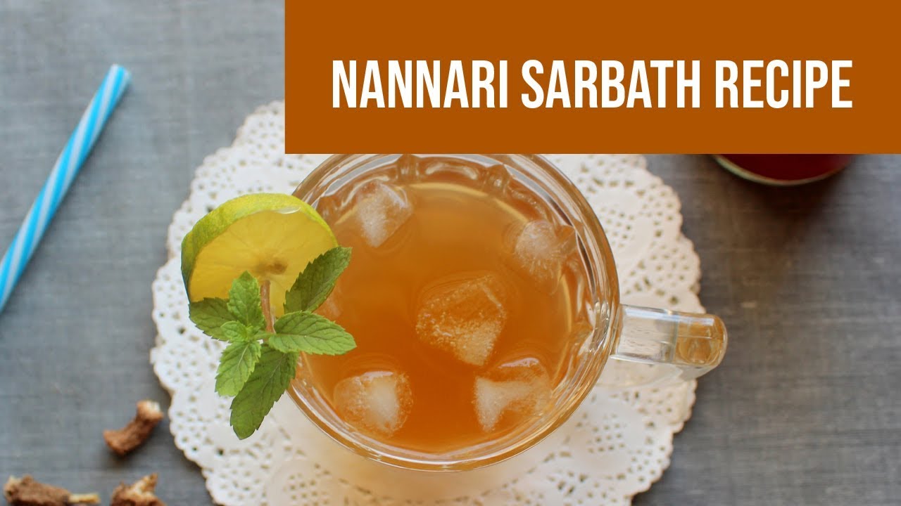 Nannari Sarbath Recipe [Easy & Homemade recipe for Kids] - YouTube