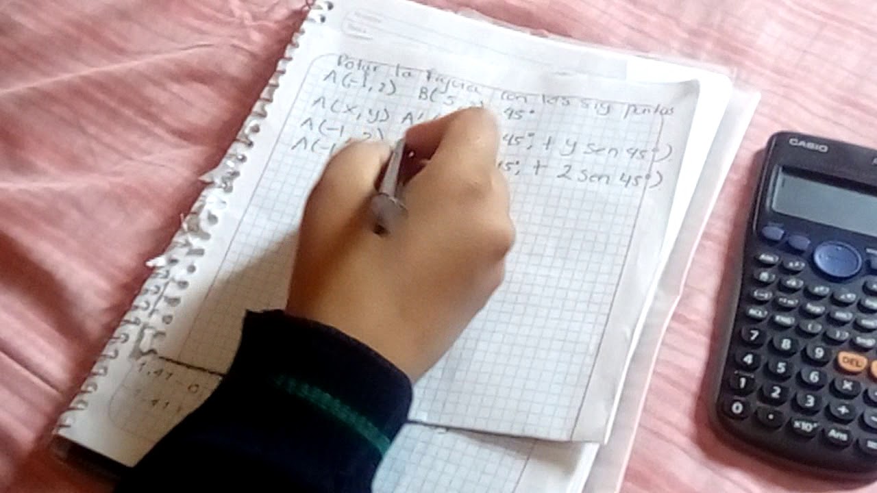Rotación de una figura a 45° | Método sencillo y fácil. - YouTube