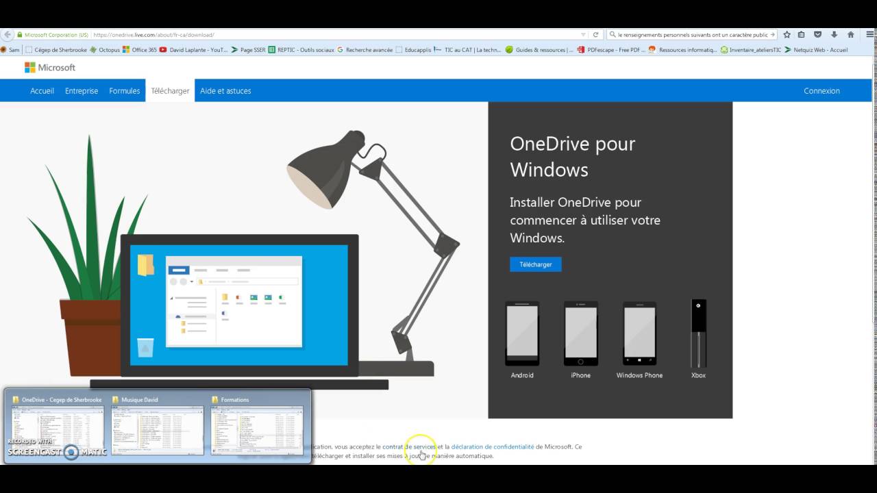 Office365 - Installer OneDrive sur son poste personnel du bureau ...