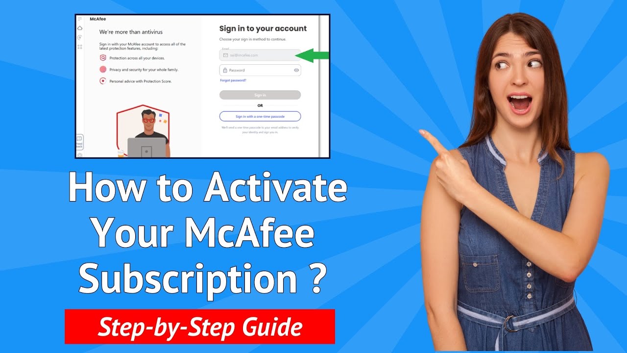 How to Activate Your McAfee Subscription ? - Step-by-Step Guide - YouTube