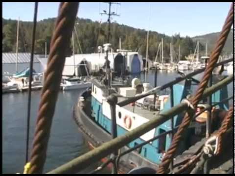 RIVTOW LION towed to Maple Bay BC - YouTube