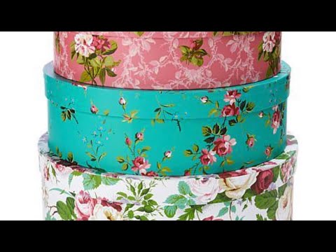 Anna Griffin Amelie Storage Hat Boxes and a fail of a hat box with ...