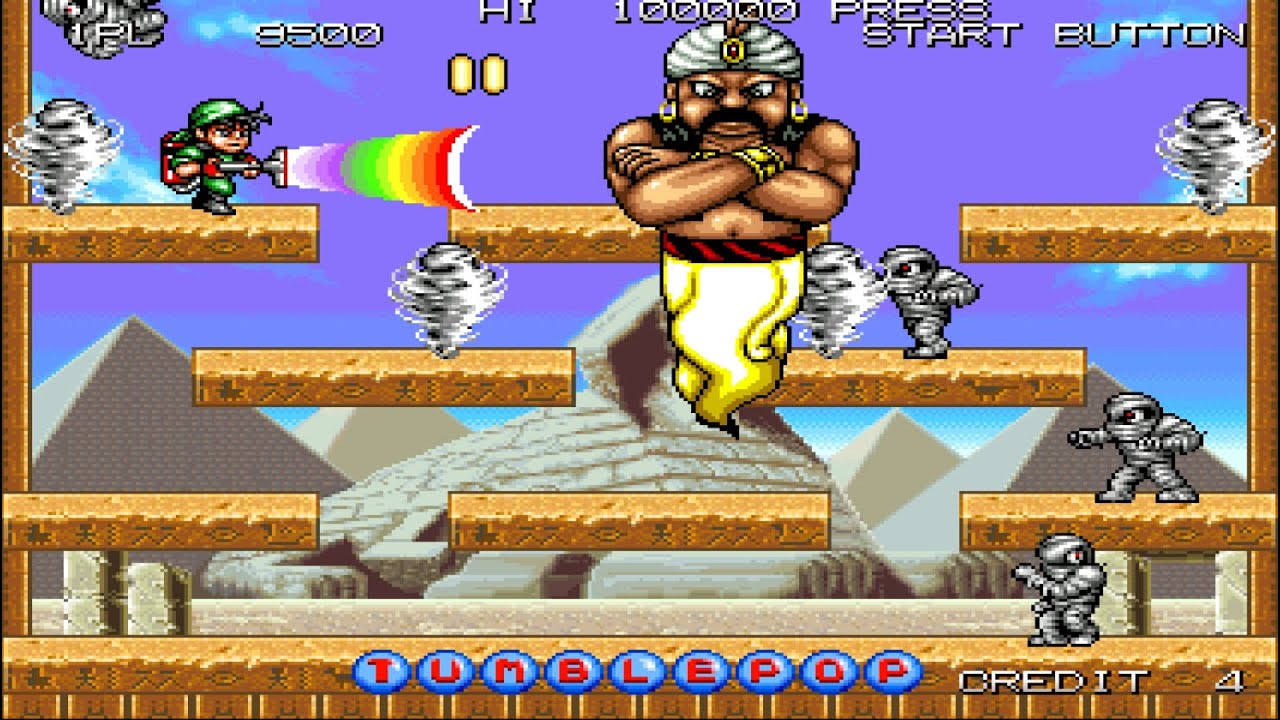 Tumble Pop || Arcade Longplay | By Gogloo - YouTube