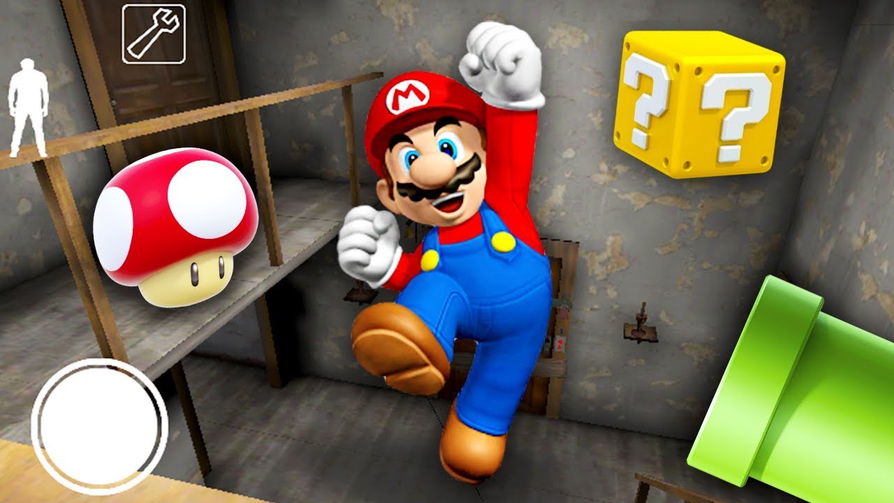 A GRANNY VIROU O MARIO BROS! (GRANNY MOD) - YouTube