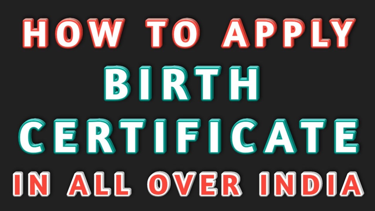 HOW TO APPLY BIRTH CERTIFICATE | how to apply birth certificate apply in Telugu # ...