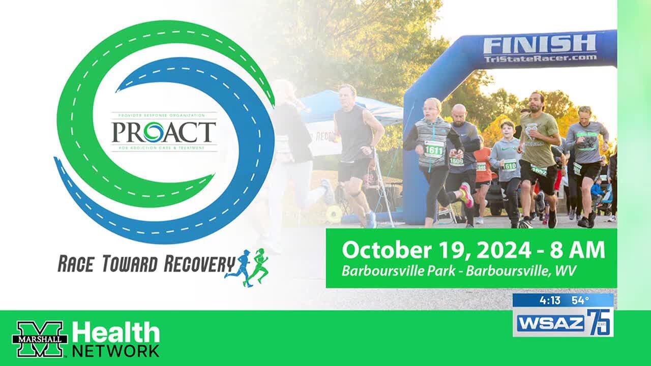 PROACT Race Toward Recovery This Weekend Barboursville, WV - YouTube