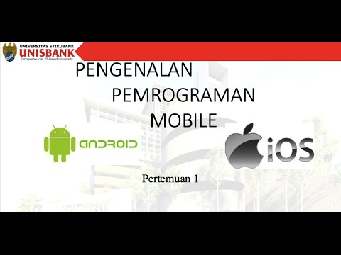 Pemrograman Mobile Pertemuan 1 - YouTube