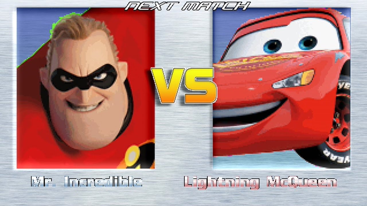 M.U.G.E.N REQUESTS | Mr. Incredible vs Lightning McQueen | The ...