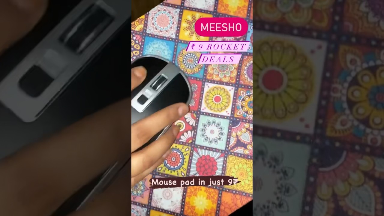 Good quality Mouse pad from Meesho 9 rs sale @Meesho @meeshohaul3980 ...